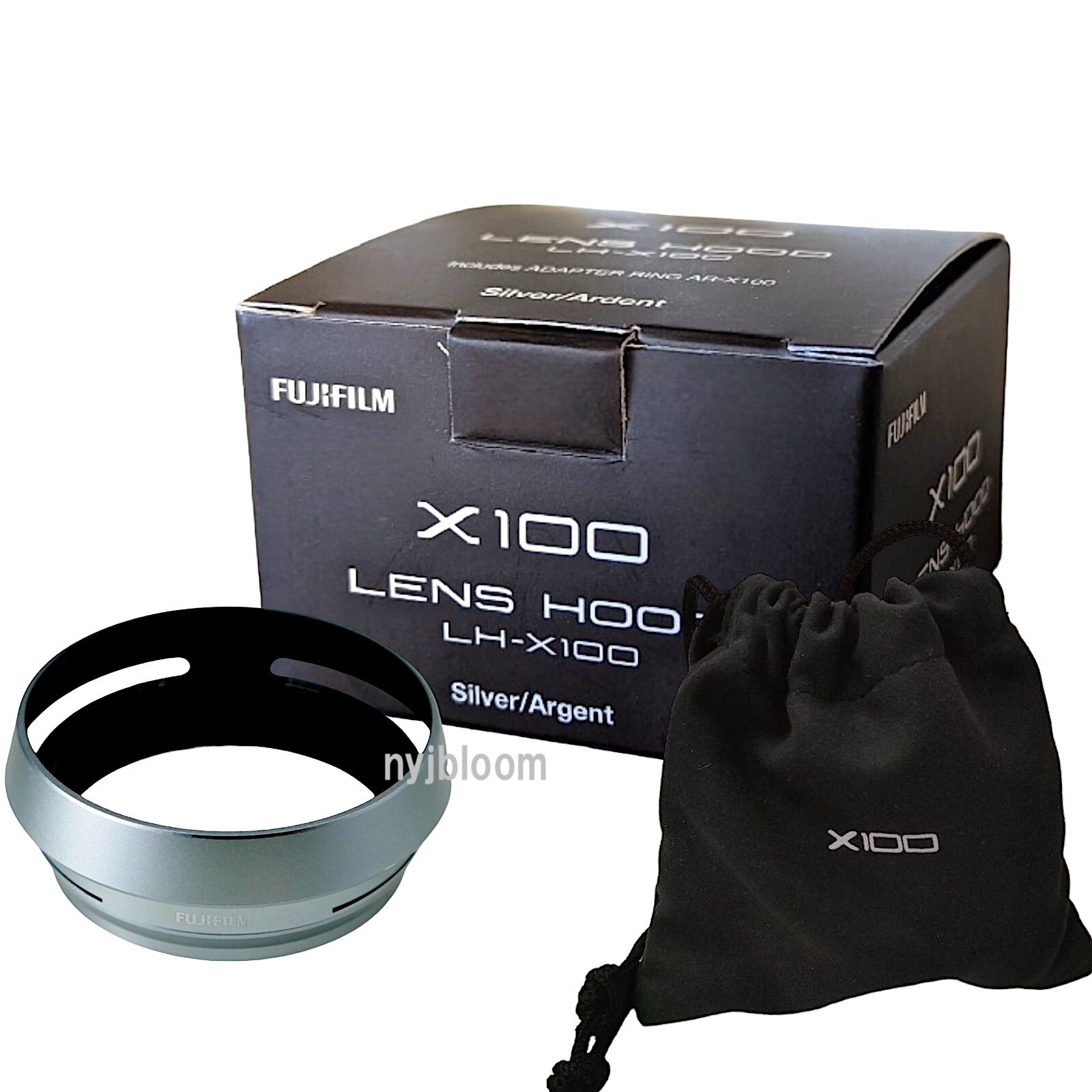New FUJIFILM LH-X100 Lens Hood -SILVER- for X100VI / X100V / X100F ...