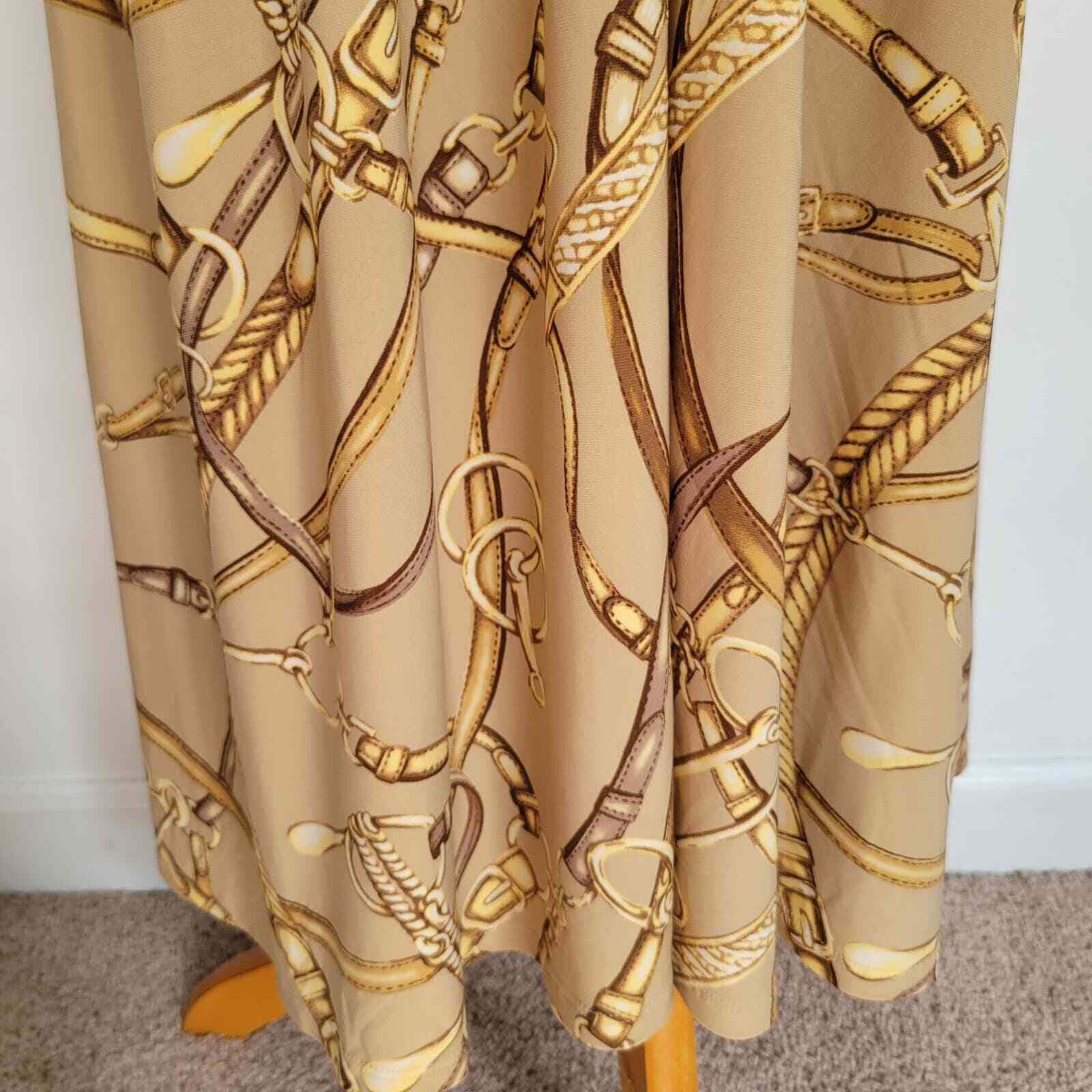 Lauren Ralph Lauren Equestrian Print Buckle-Trim Dres… - Gem