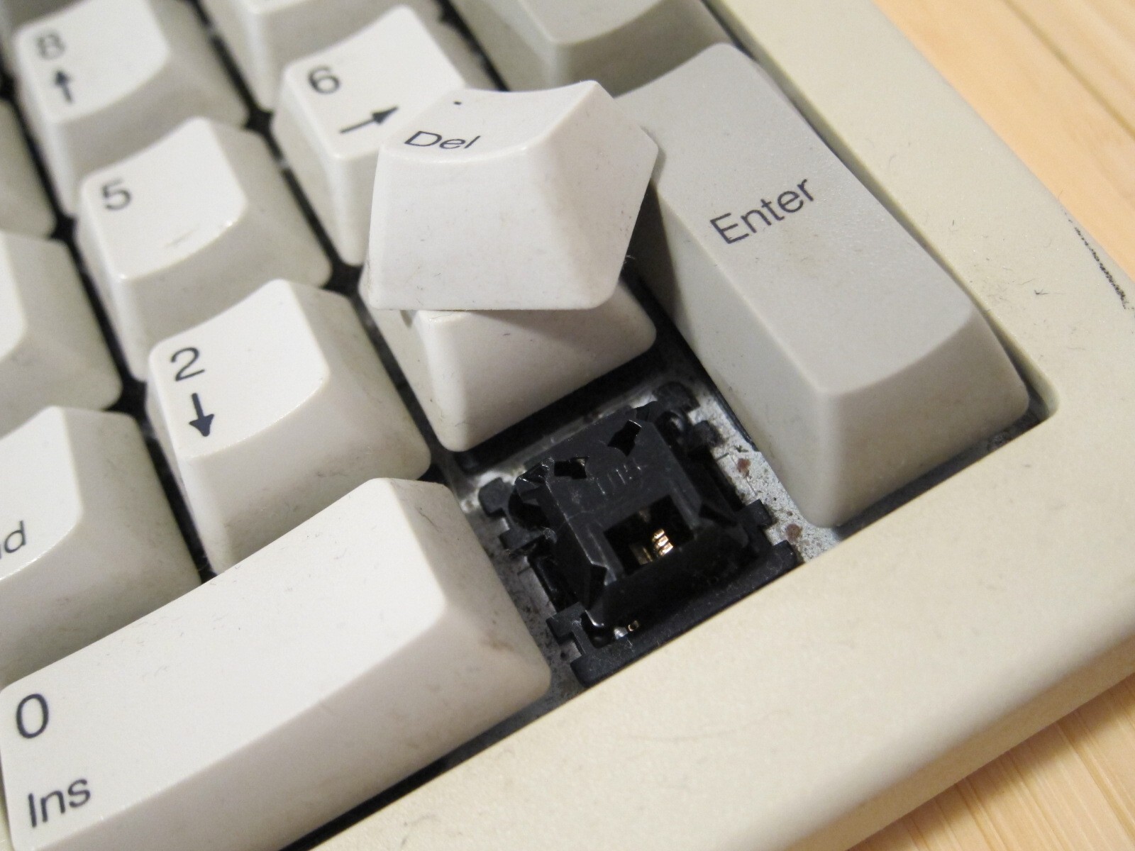 RARE Vintage NMB Keyboard RT8756C+ Black 'Space Invaders' Mechanical ...