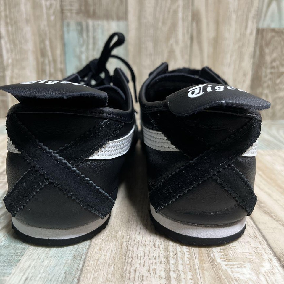 Authentic Onitsuka Tiger MEXICO 66 1183C102 001 BLACK WHITE Low Cut w ...