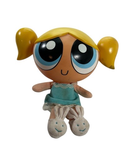 Powerpuff Girls Bubbles Bedtime Plush Vinyl Doll 1999 Vintage | eBay
