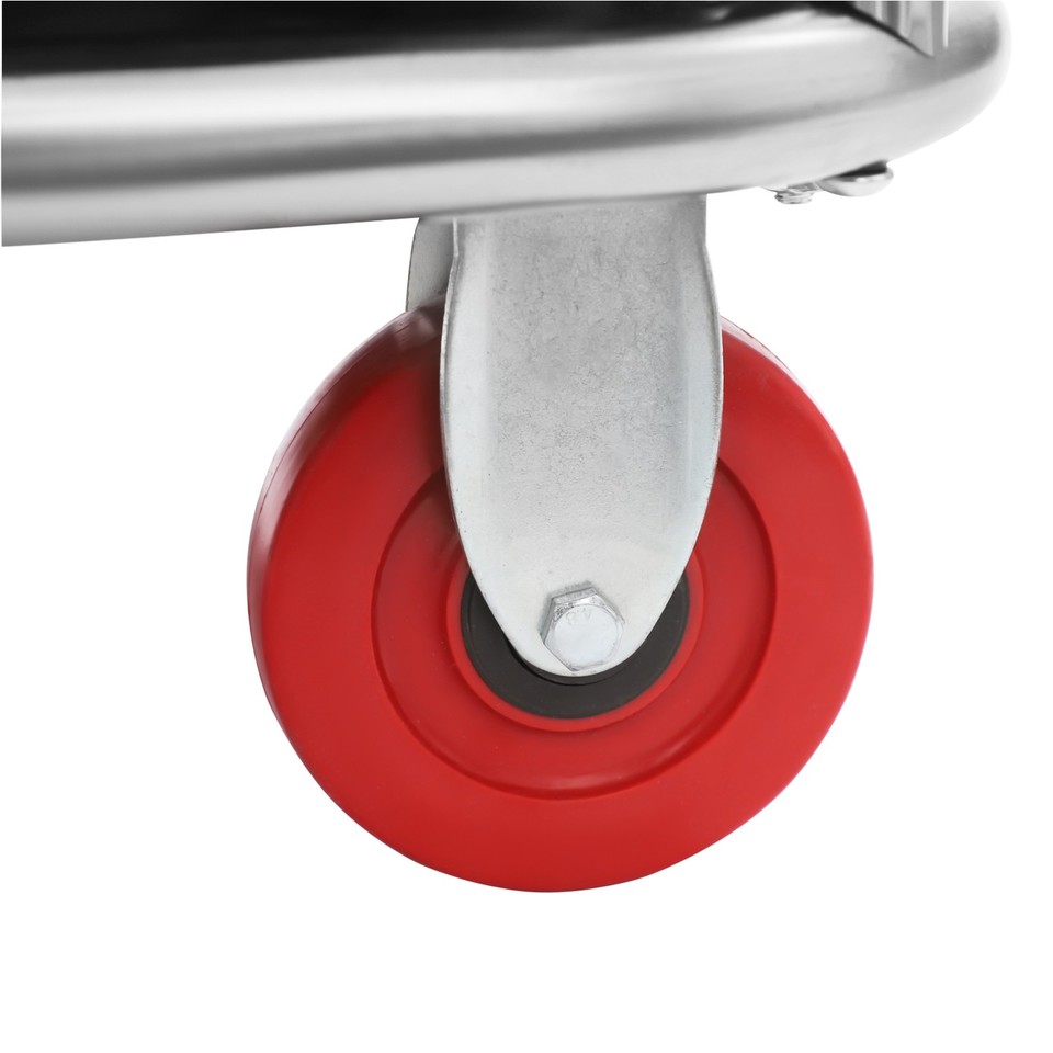 Blue Commercial Laundry Cart With Wheels Laundry Cart For Home Hotel ...