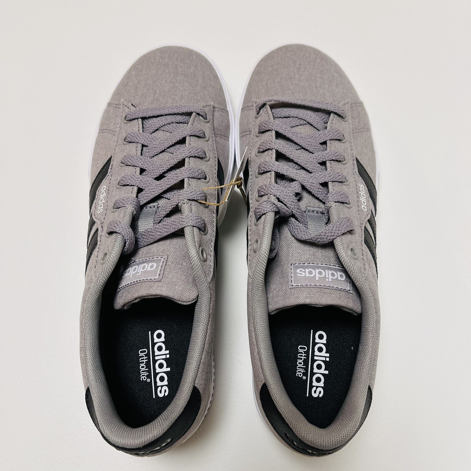 Adidas Daily 3.0 Skateboarding Shoes Men Athletic Sneakers Grey White ...