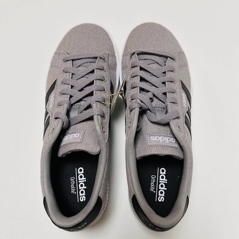 Adidas Daily 3.0 Skateboarding Shoes Men Athletic Sneakers Grey White ...