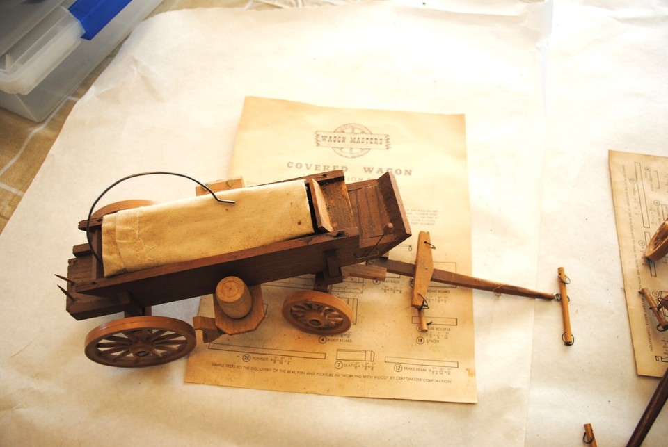 WAGON MASTERS MODEL KITS STAGECOACH, ORE WAGON, COVERED WAGON, CHUCK ...