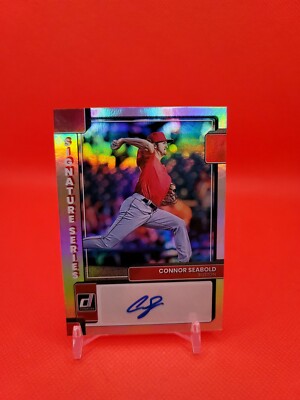 2022 Donruss Baseball - Connor Seabold - Signature Series Rookie Auto ...