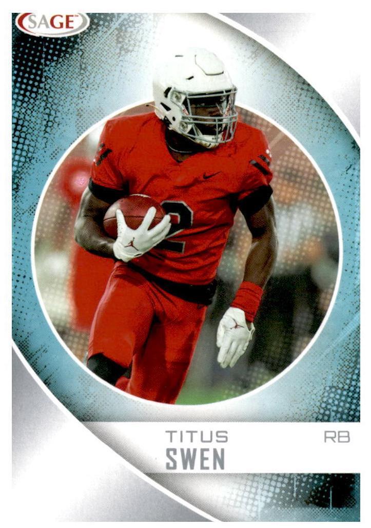 2023 SAGE High Series - Titus Swen #157 Silver (RC) for sale online | eBay