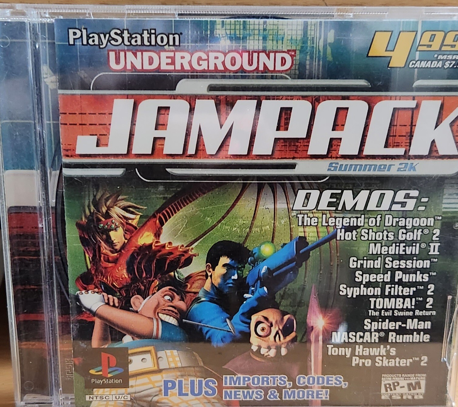 PlayStation Underground Jampack: Summer 2K (Sony PlayStation 1, PS1 ...
