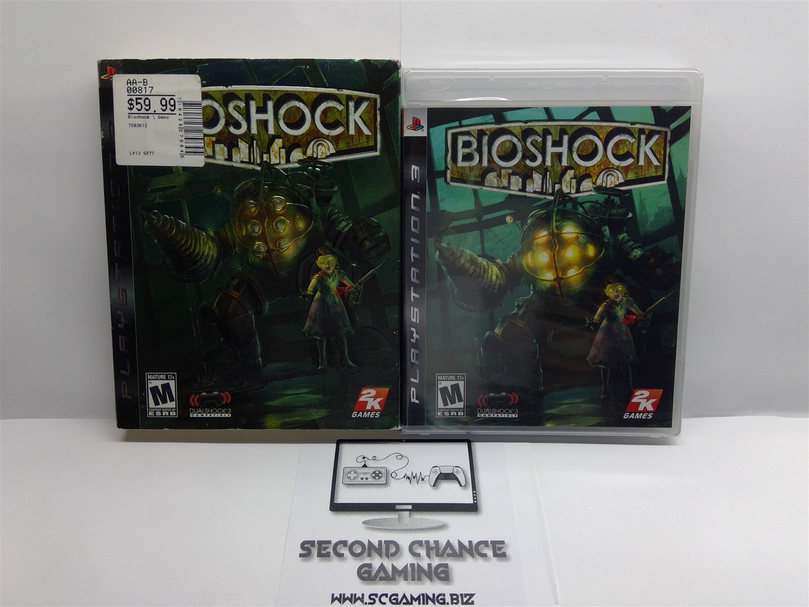 BioShock (PlayStation 3, 2008) New Factory Sealed with Slip Cover ...