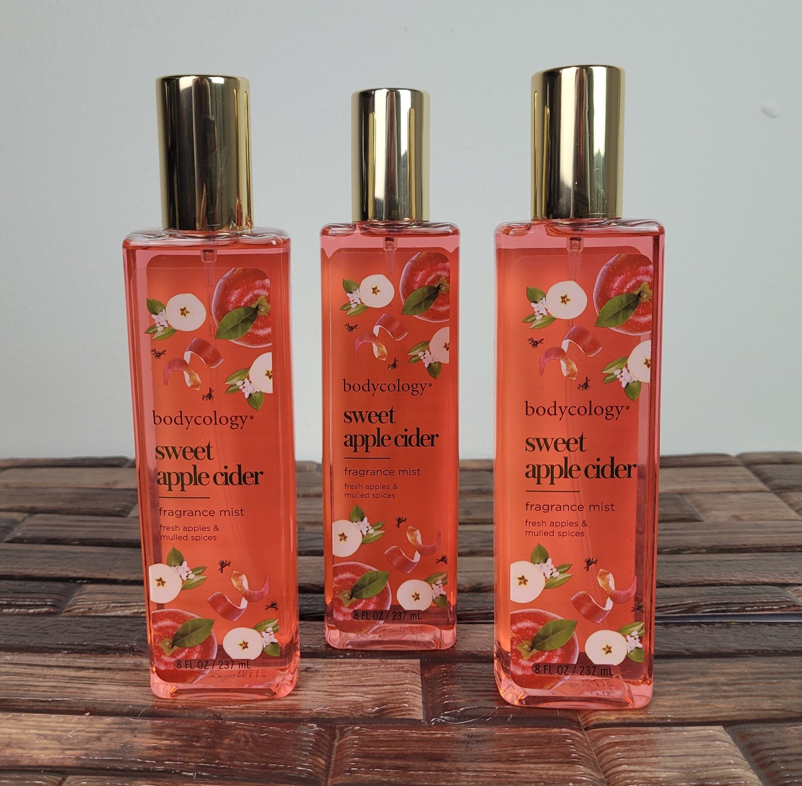 3 Bodycology Sweet Apple Cider Fragrance Mist Spray Apples & Mulled ...