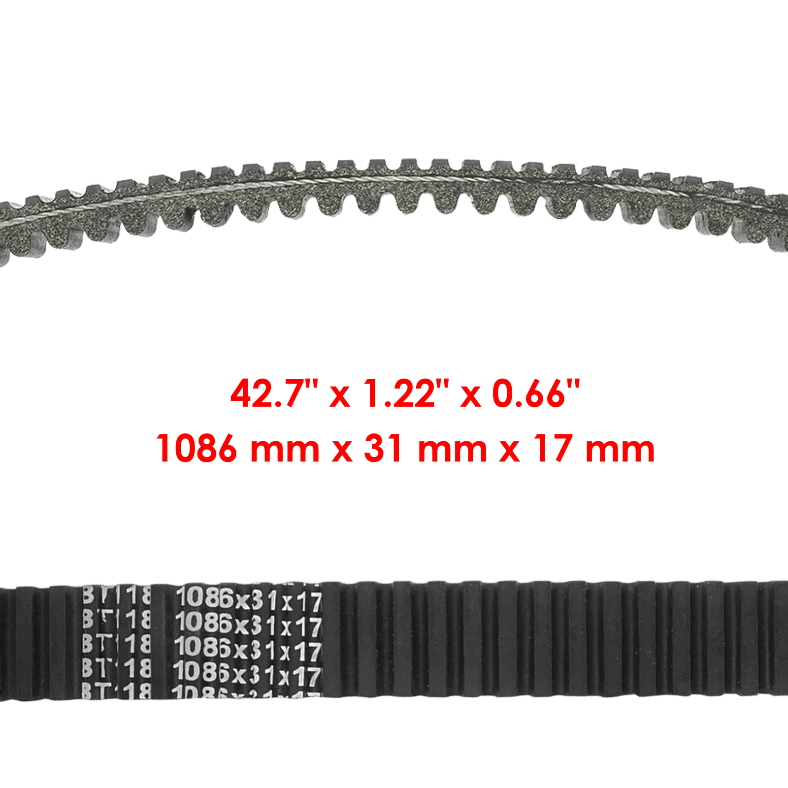 Caltric Aramid Drive Belt for Polaris 3211148 3211142 3211149 3211172 ...