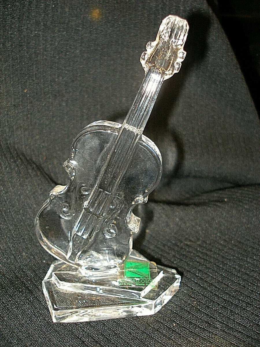 Crystal Figurines Violins