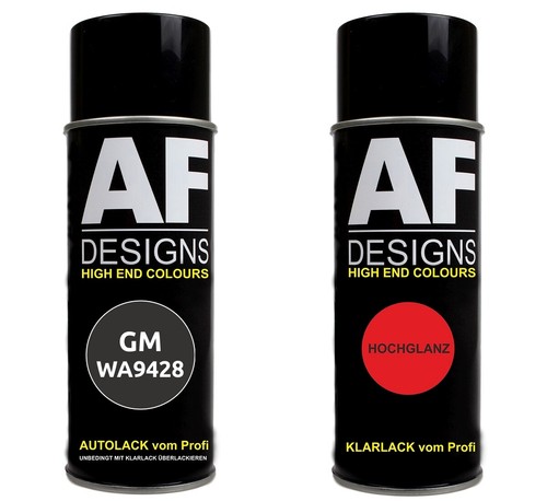 Autolack Spraydose Set GeneralMotors WA9428 Spectra Gray Metallic ...