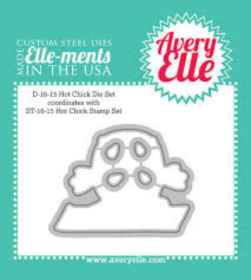 Avery Elle Custom Steel Dies Stamps HOT CHICK | eBay