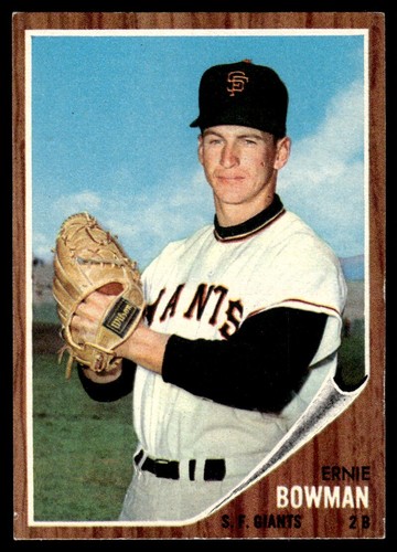 1962 Topps Ernie Bowman San Francisco Giants #231 | eBay