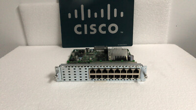 Cisco SM-ES3G-16-P 16 Port Gigabit PoE+ L2/L3 Enhanced Switch Module SM ...