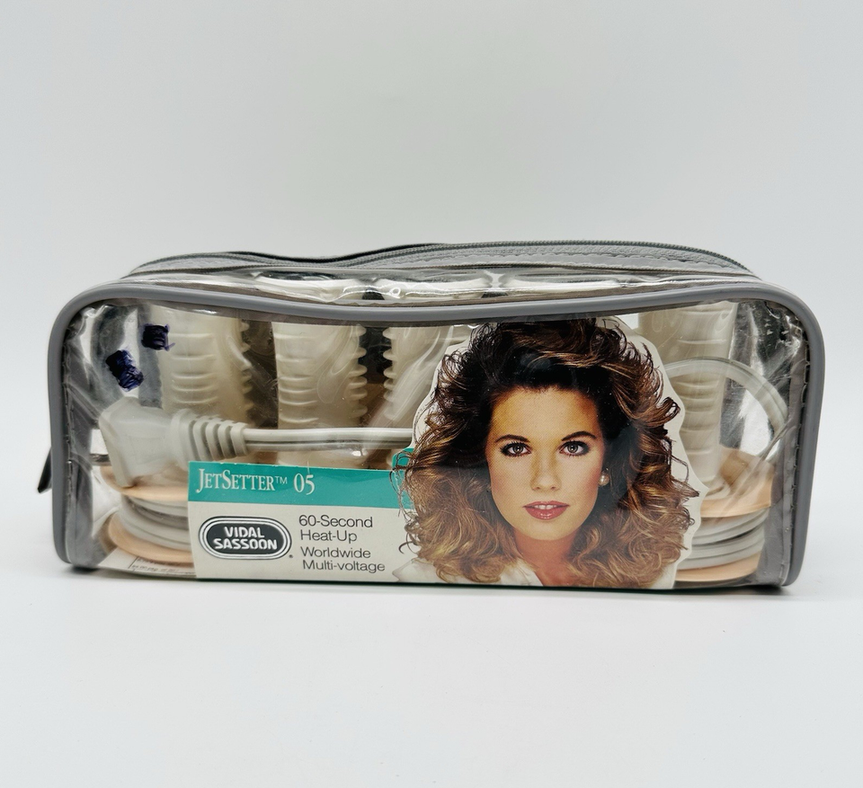 Vtg Vidal Sassoon Jet Setter 5 Travel Hot Roller Curler Hairsetter VS ...