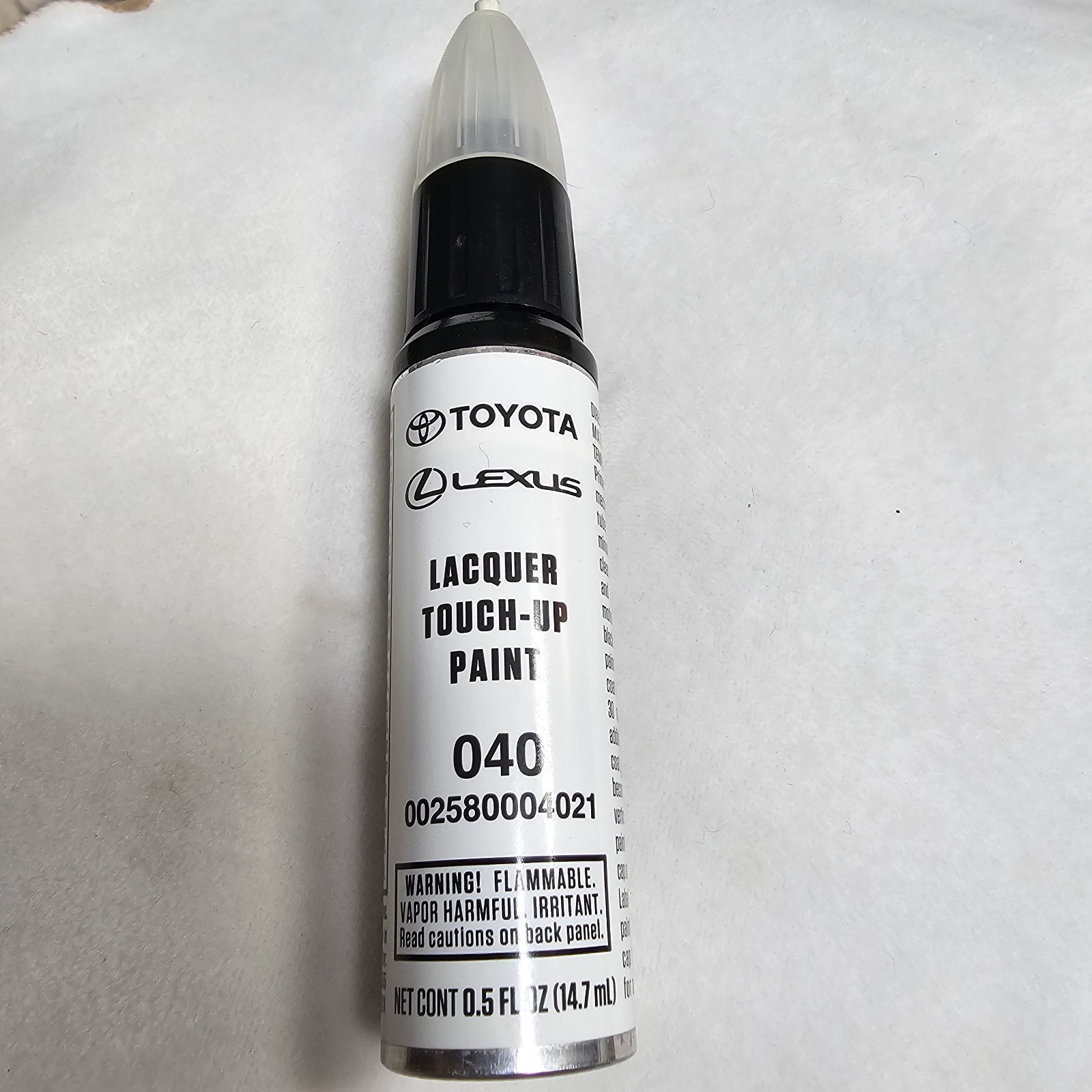 OEM Genuine Toyota Ice Cap Super White 040 Touch-Up Paint Pen 00258 ...