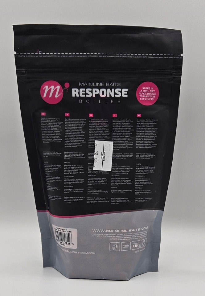 Mainline Response Boilies Tutti Frutti 10mm 200g | eBay UK