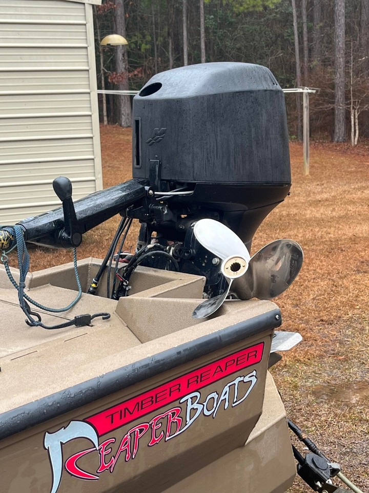 10.38 X18P CHOPPER | 48-43592A71 OEM STAINLESS STEEL OUTBOARD 13spline ...