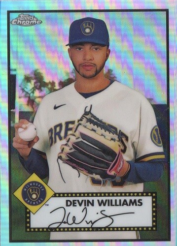 2021 Topps Platinum Anniversary "REFRACTOR" Devin Williams #287 | eBay