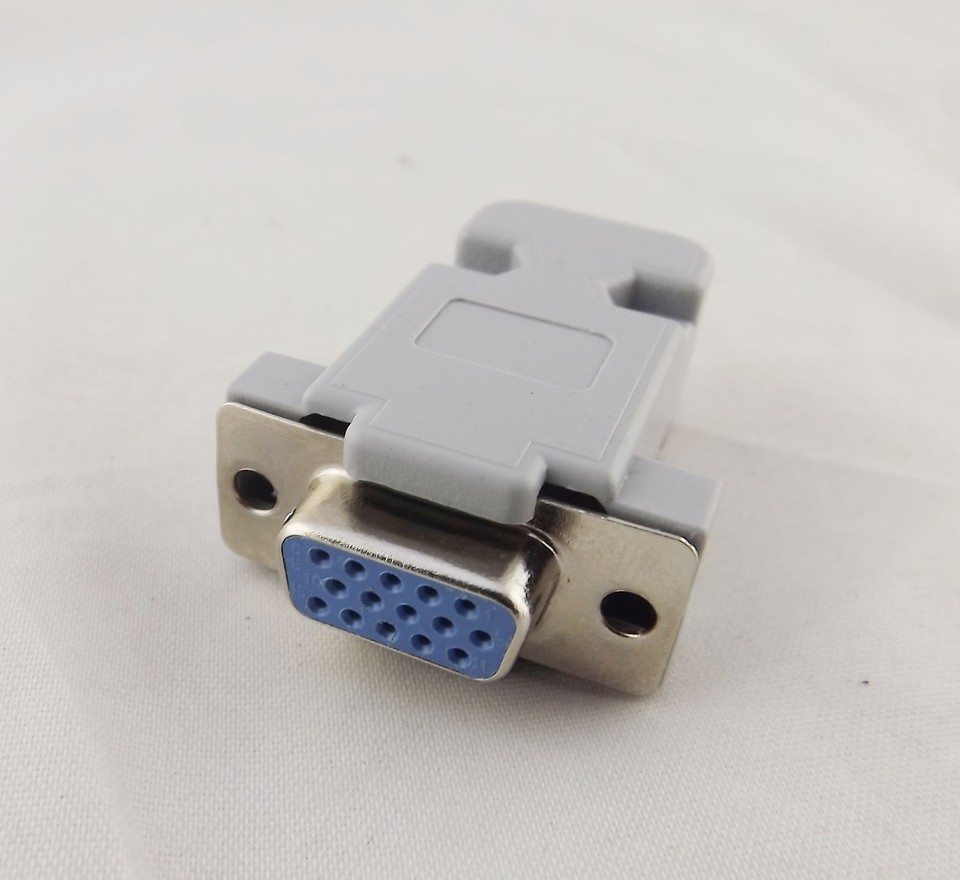 1pcs DB15 VGA Female 15Pin 3 Rows D-Sub Connector Plastic Hood Cover ...