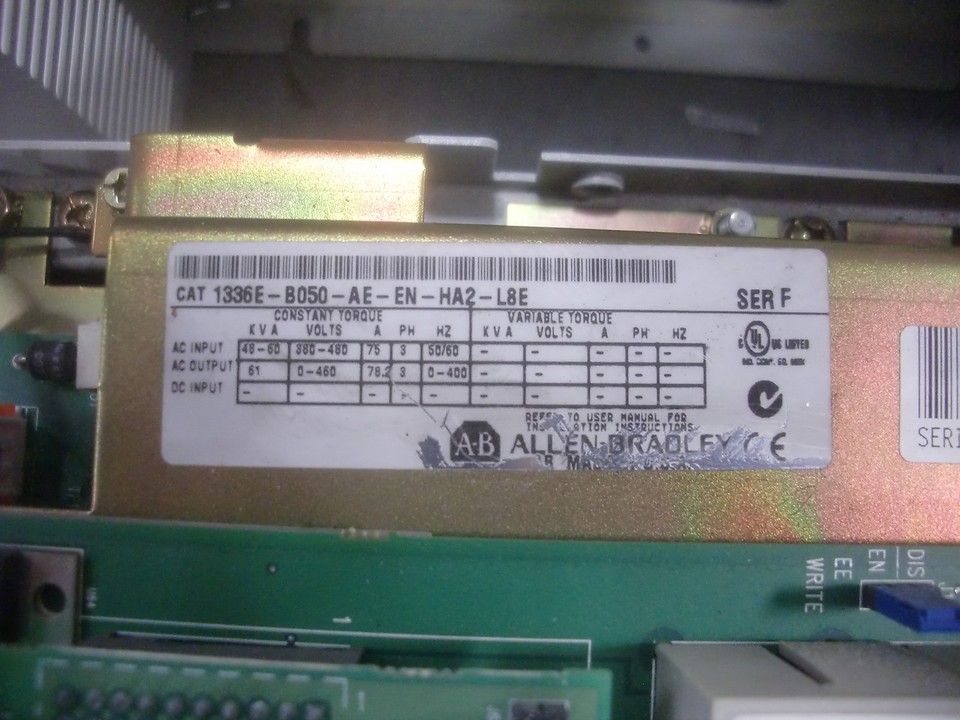 ALLEN BRADLEY 1336 IMPACT FORCE DRIVE 1336E-B050-AE-EN-HA2-L8E | eBay
