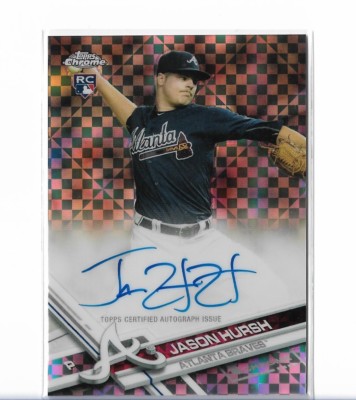 2017 Topps Chrome Jason Hursh RC X-Fractor Auto!! 13/20!! | eBay