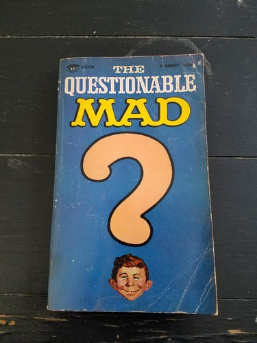 The Questionable MAD Book William M. Gaines 1967 Comedy Paperback | eBay