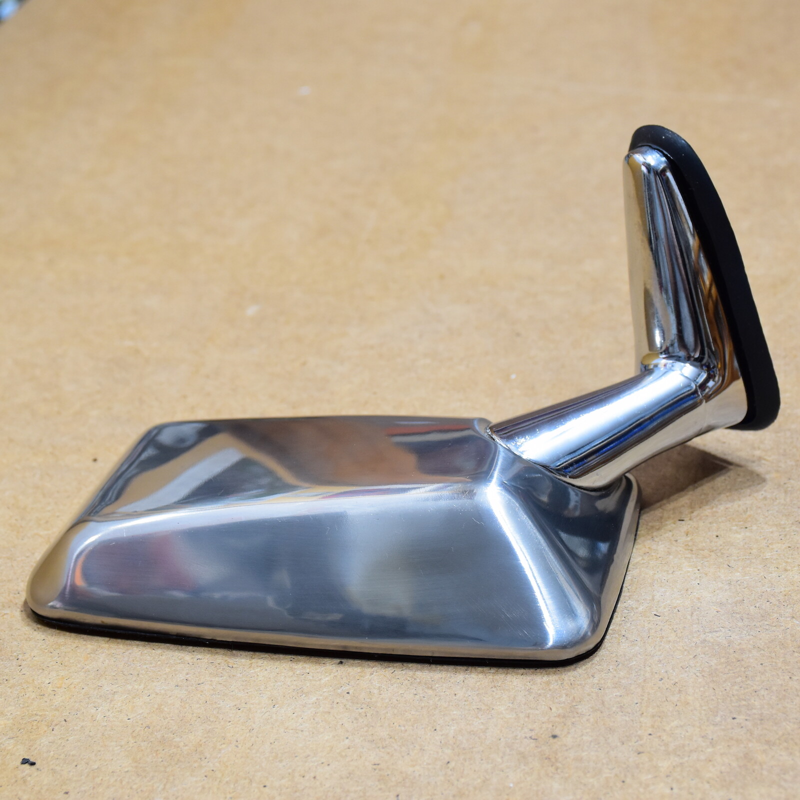 Porsche 911 1974 Large Mirror Left Stainless back 17017 91173101301 ...