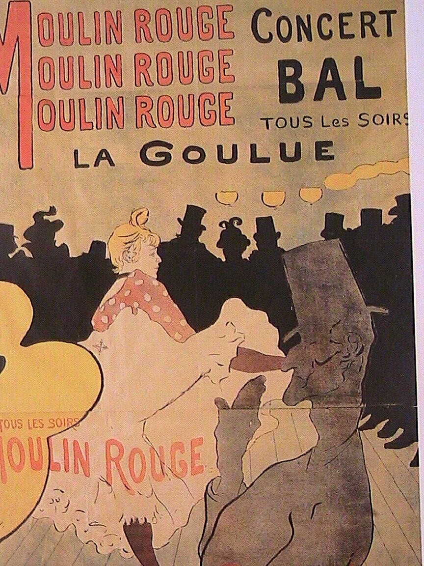 Moulin Rouge Poster Lautrec Henri De Toulouse–Lautrec Affiche Pour