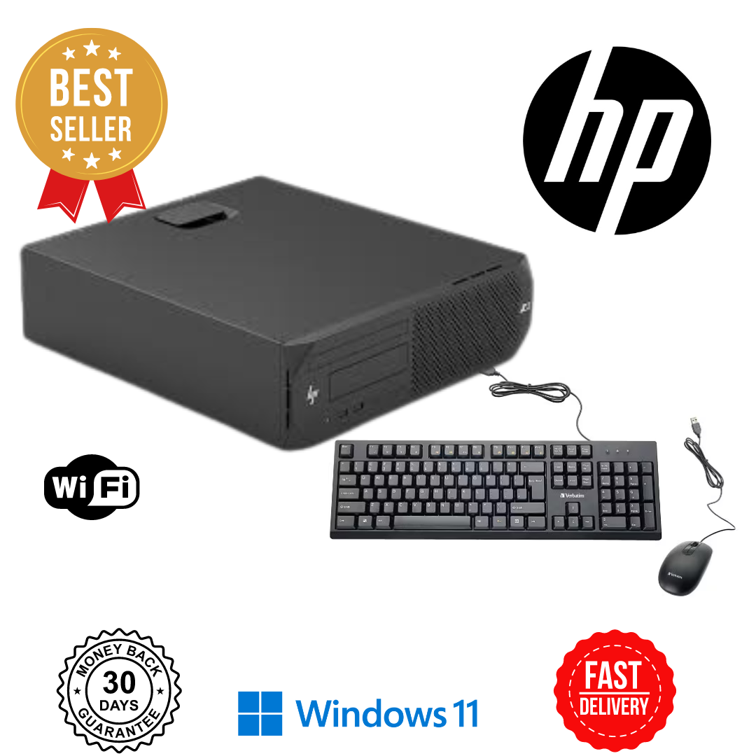 HP Desktop Computer Wifi Slim Ready to Use with Keyboard and Mouse ...