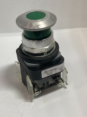 ALLEN BRADLEY 800T-FXQ10GA1 PUSH PULL GREEN 2 POS 1NO/1NCLB ILLUMINATED ...