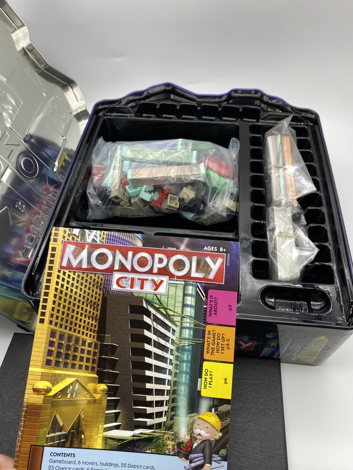MONOPOLY CITY Tin Box Edition Game 2008 100% Complete | eBay