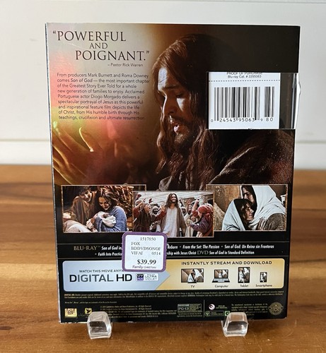Son of God (Blu-ray/DVD,2014,2-Disc Set) Diogo Morgado,Fantastic! | eBay