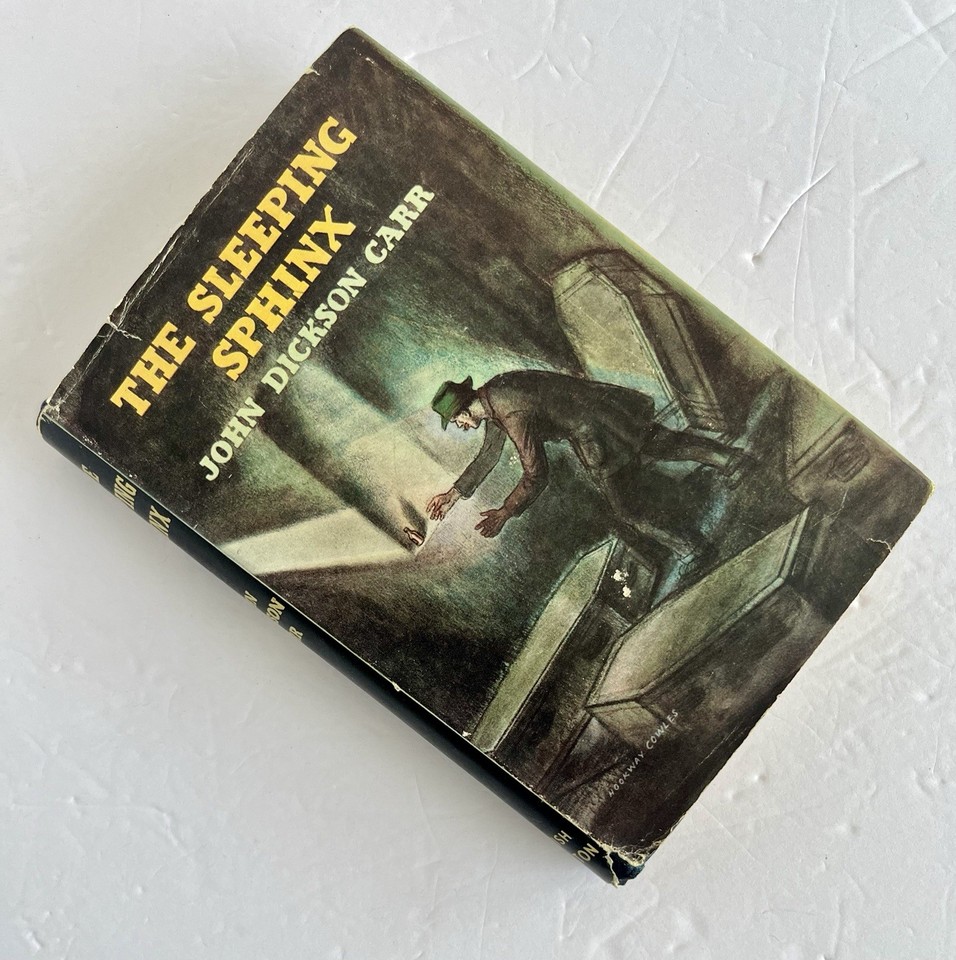 John Dickson Carr The Sleeping Sphinx 1st 1st H/C D/J Hamish Hamilton ...