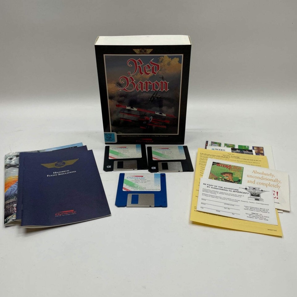 Red Baron (PC, 1990) 20626756020| eBay