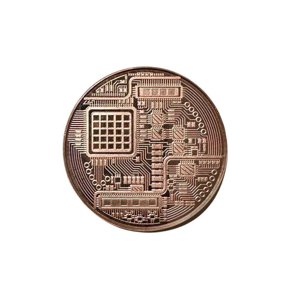 Bitcoin Copper Coin - 1 oz Pure 0.999% Copper Coin Limited Edition ...