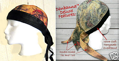 MOTORCYCLE SKULL CAP HEADWRAP DO RAG HEAD RAP DU RAG LEATHER | eBay