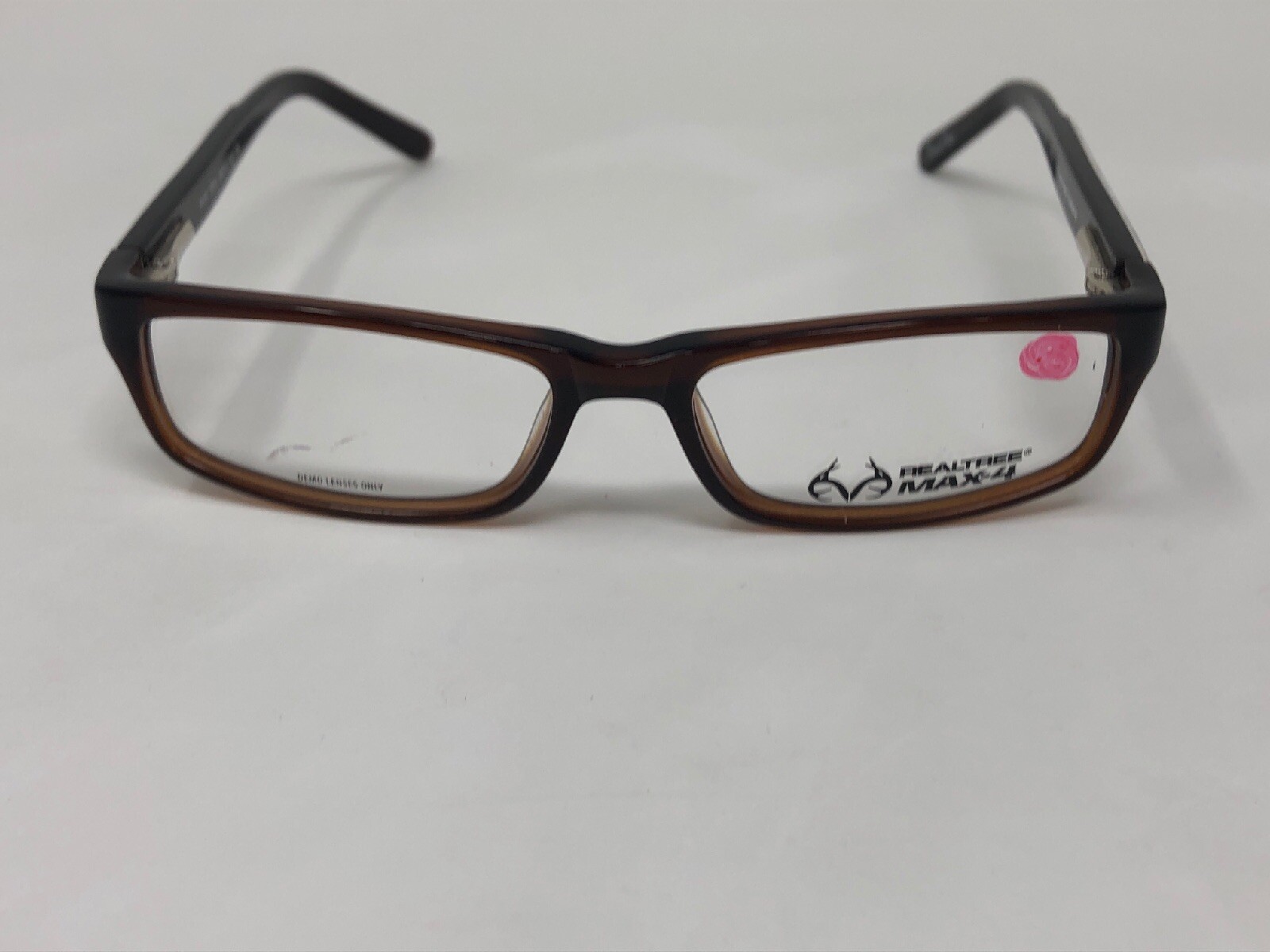 REALTREE MAX-4 PETITE Eyglasses Frame R458 49-14-135 Dark Brown Crystal ...