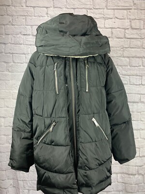 NEW! HFX Heavy Duty Women's Medium Black Winter Parka | eBay