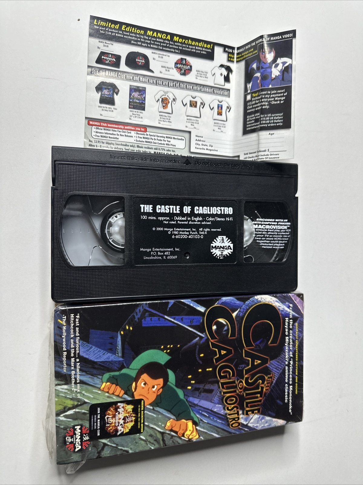 The Castle of Cagliostro (VHS, 2000, Dubbed) for sale online | eBay