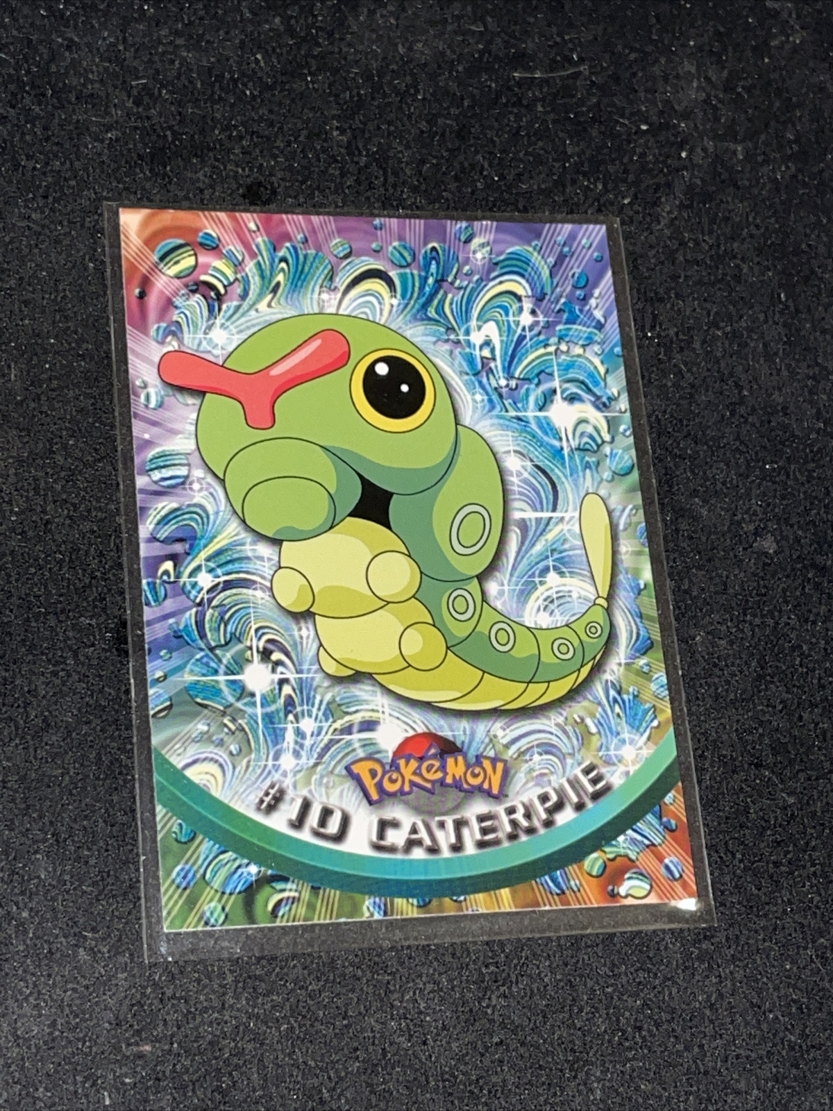 Caterpie - Topps TV Animation Edition #10 - 1999 Vintage Pokémon Card ...
