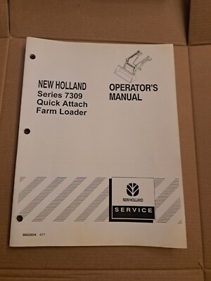 New Holland 7309 Loader Operators Manual | eBay