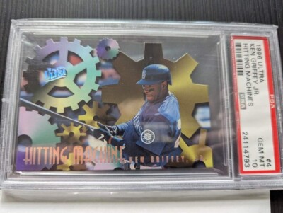 1996 Fleer Ultra Hitting Machine Ken Griffey Jr 1:288 PSA 10 Gem Mint ...