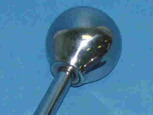 Teleflex CA69051P Twin SR Control Handle Shift Knob Smooth knob Only Ss ...