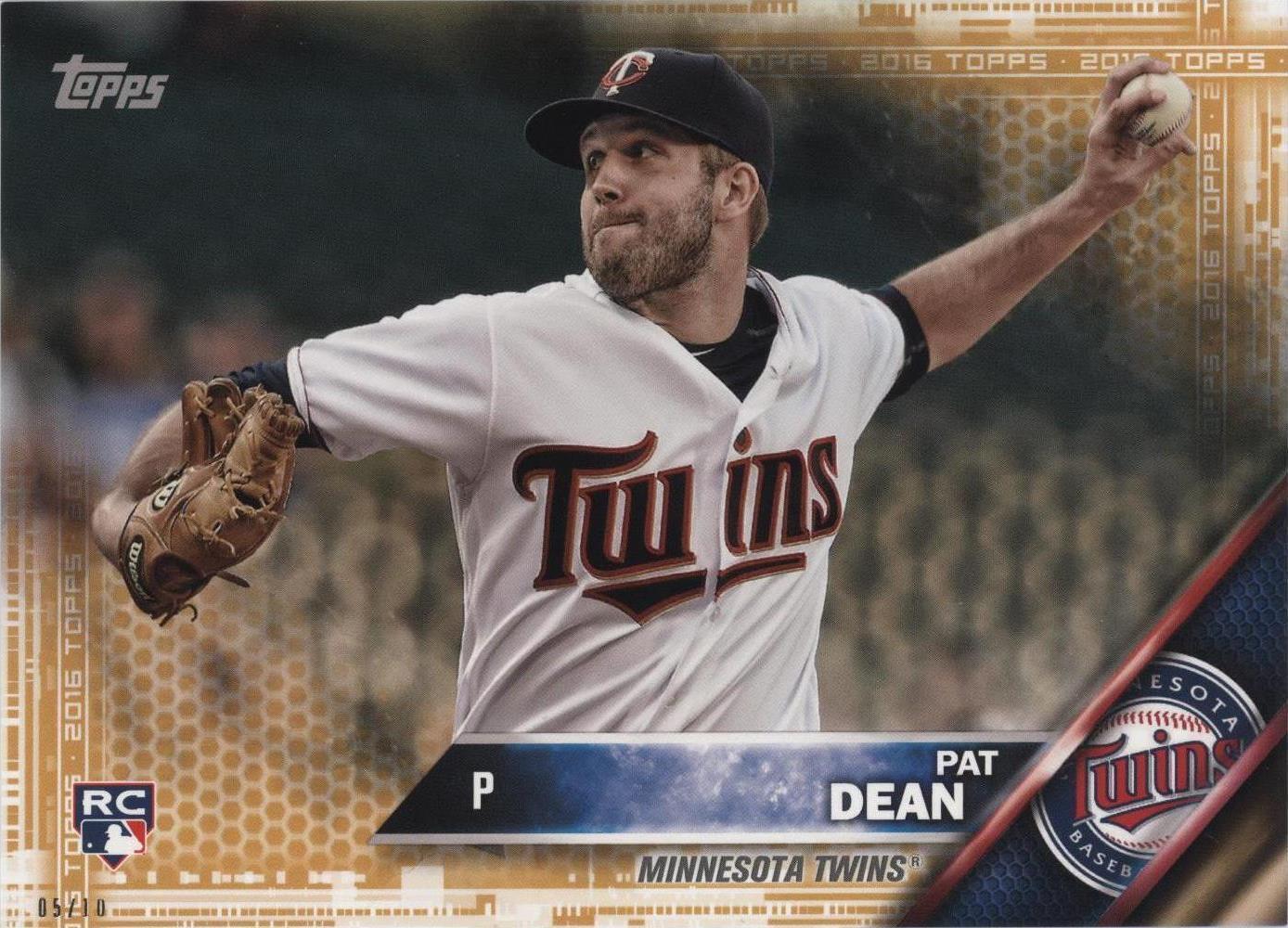 2016 Topps Update Series - Pat Dean #US17 5x7 Gold /10 (RC) for sale ...