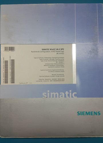 SIEMENS 6AV6381-1BS06-2AX0 WinCC V6.2 SP2 | eBay