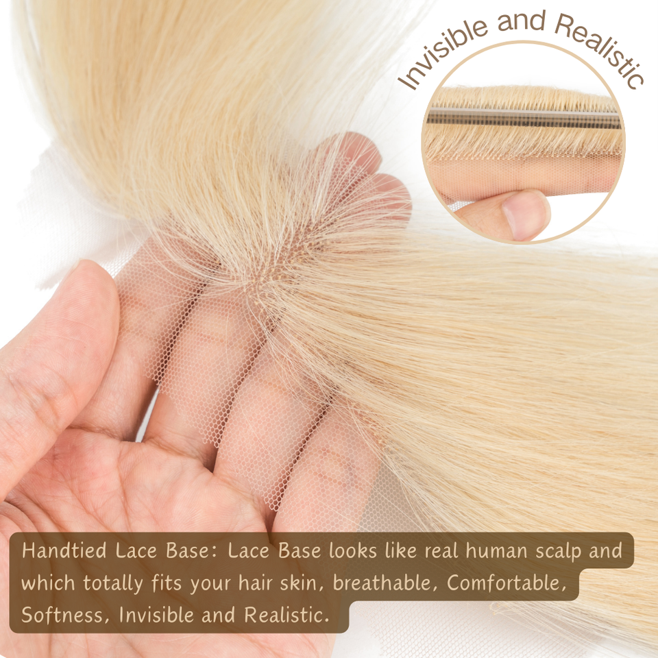 Women's Hairline Cover-UP Real Human Hair Front Top Lace Base Toupee ...