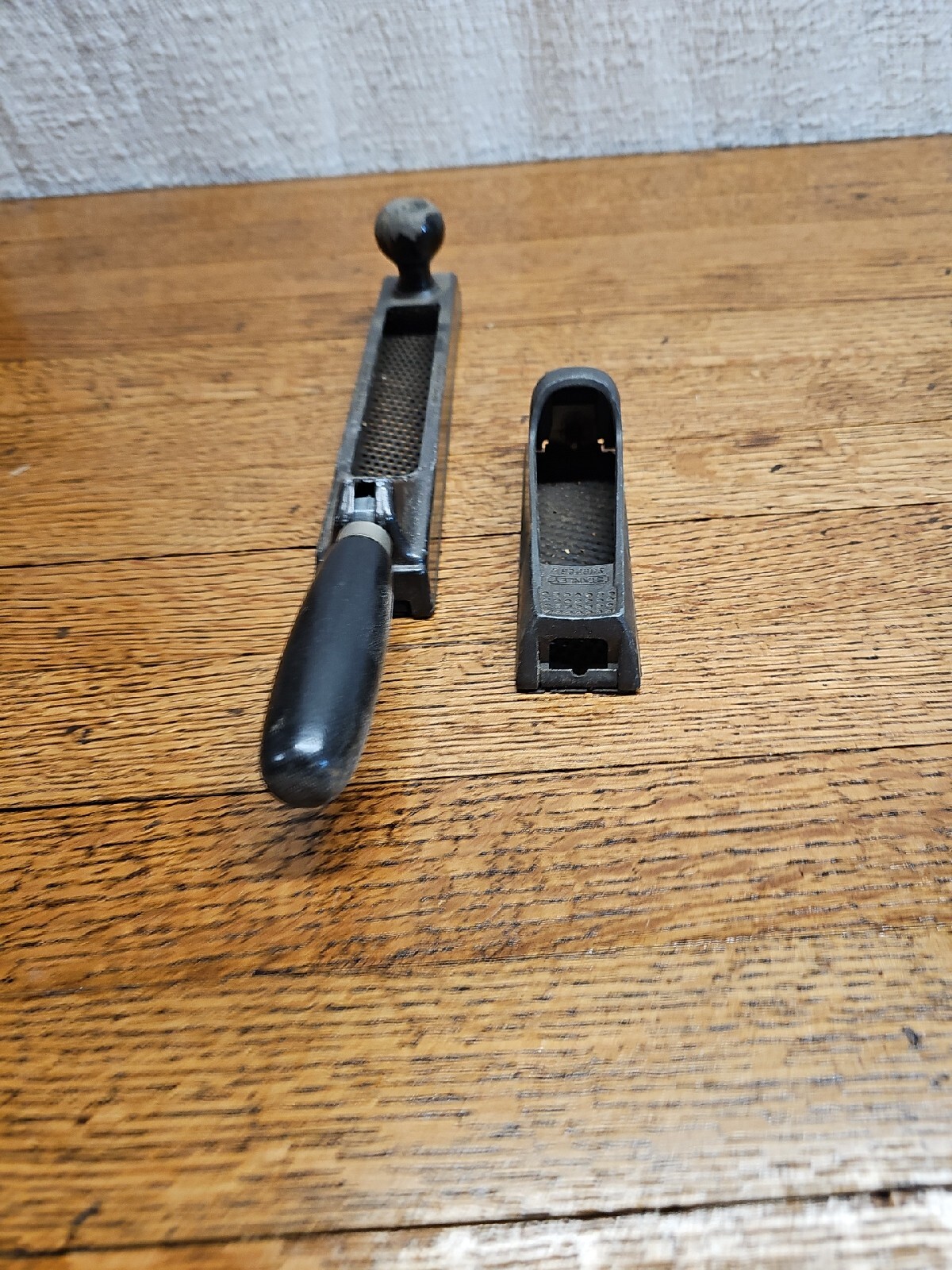 VINTAGE STANLEY NO. 285SURFORM PLANE WITH ADJUSTABLE HANDLE & SMALL ...